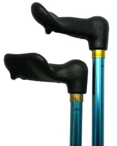 Harvy Palm Grip Walking Cane with Adjustable Aluminum Shaft - 5 Colors - WalkingCanes.com