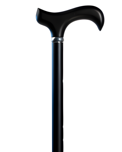 3D Matte Black Adjustable Walking Cane - WalkingCanes.com
