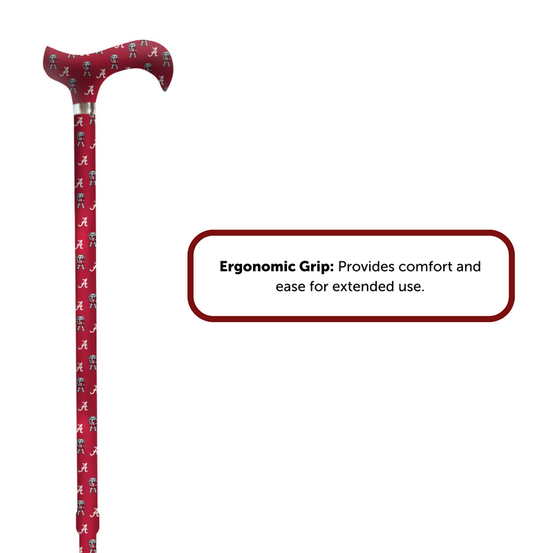 Alabama Crimson Tide Walking Cane - WalkingCanes.com