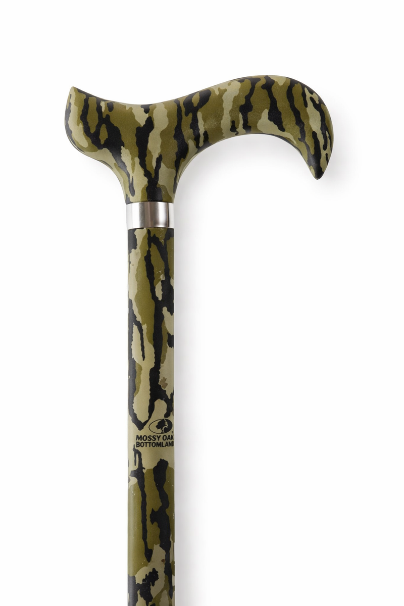 Mossy Oak Bottomland Camouflage Walking Cane - WalkingCanes.com