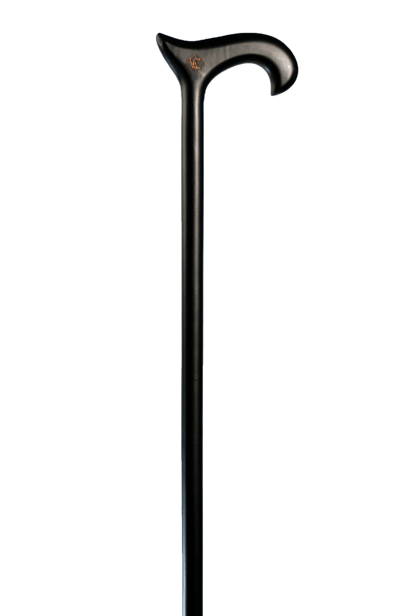 Classic Derby Handle Walking Cane in Black or Walnut - WalkingCanes.com