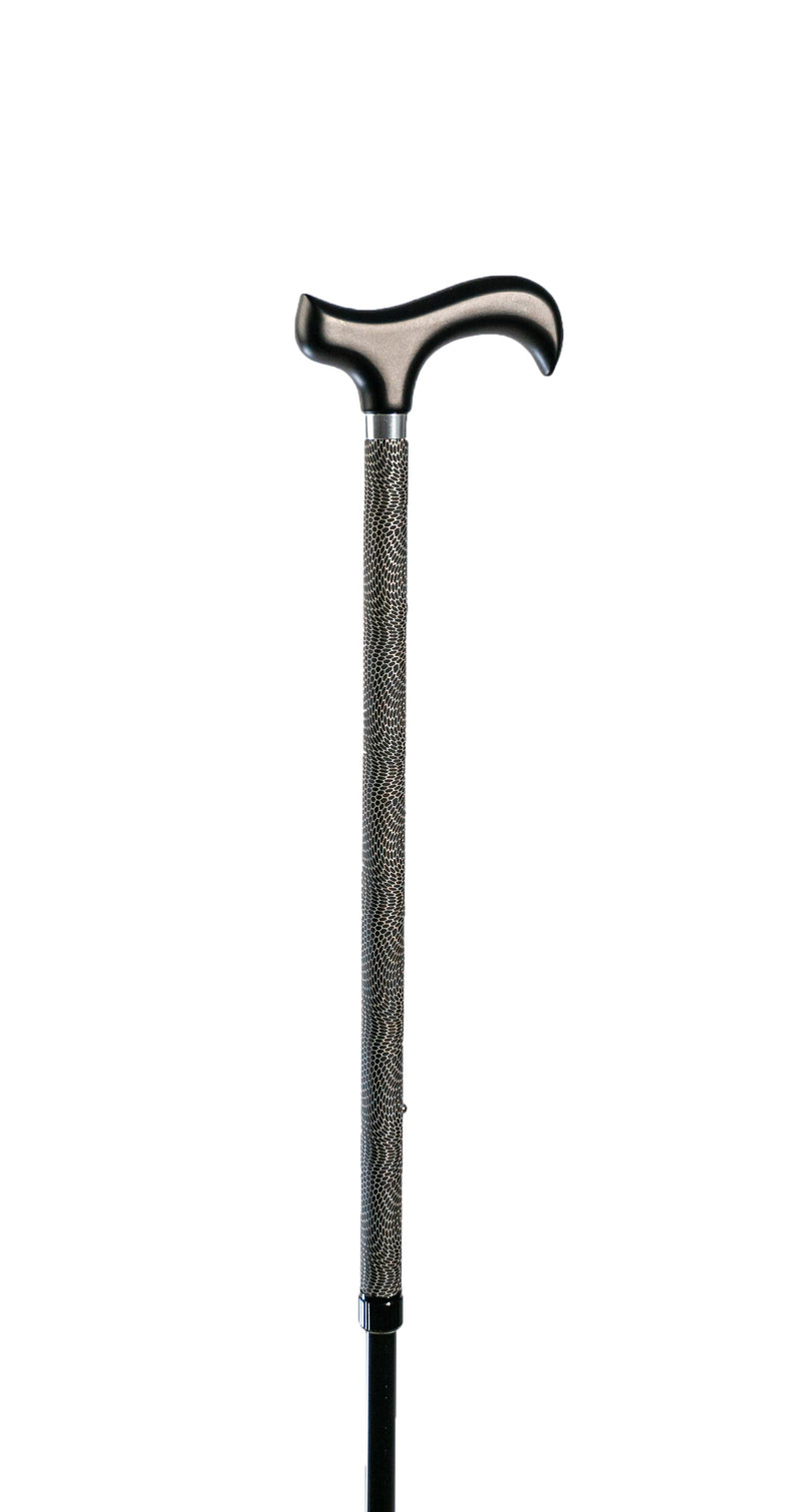 Reflective Snakeskin Pattern Cane - WalkingCanes.com