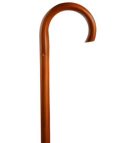 Classic Crook Handle Walking Cane with Natural Finish - WalkingCanes.com