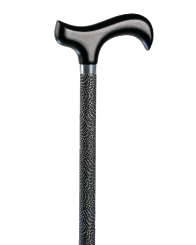 Reflective Snakeskin Pattern Cane - WalkingCanes.com