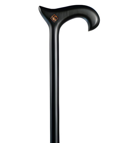Classic Derby Handle Walking Cane in Black or Walnut - WalkingCanes.com