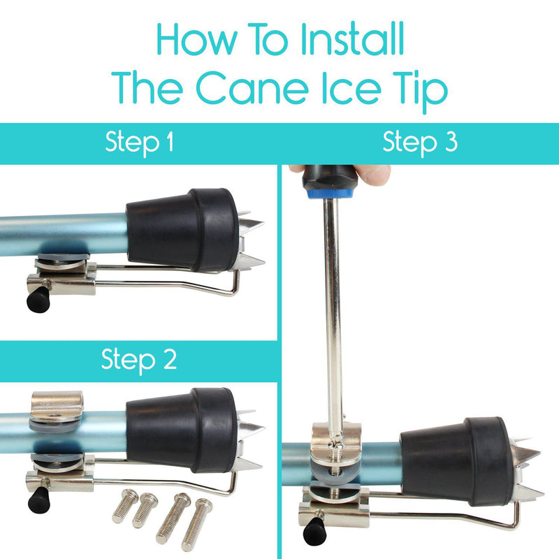 Ice Cane Tip - WalkingCanes.com